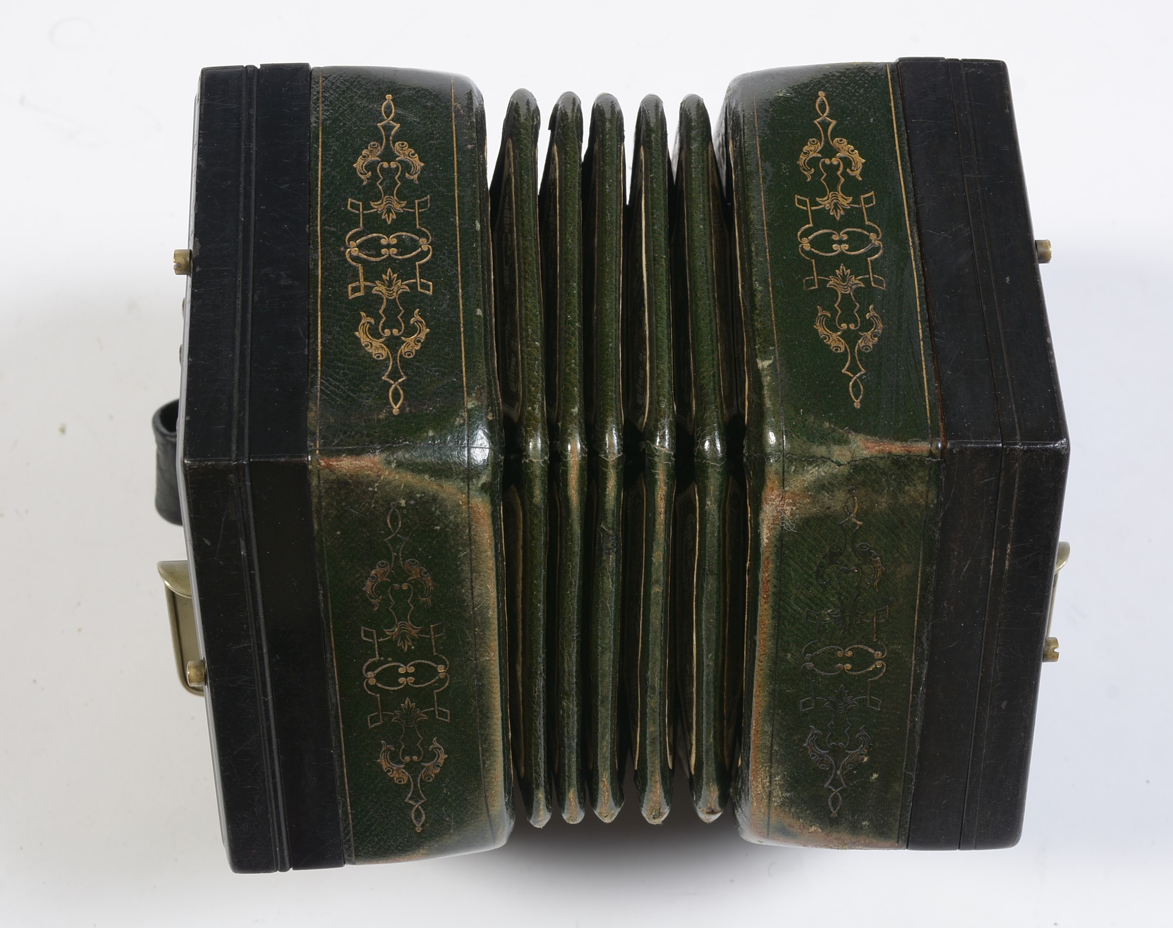 Lot 310 - A 48 button English system concertina