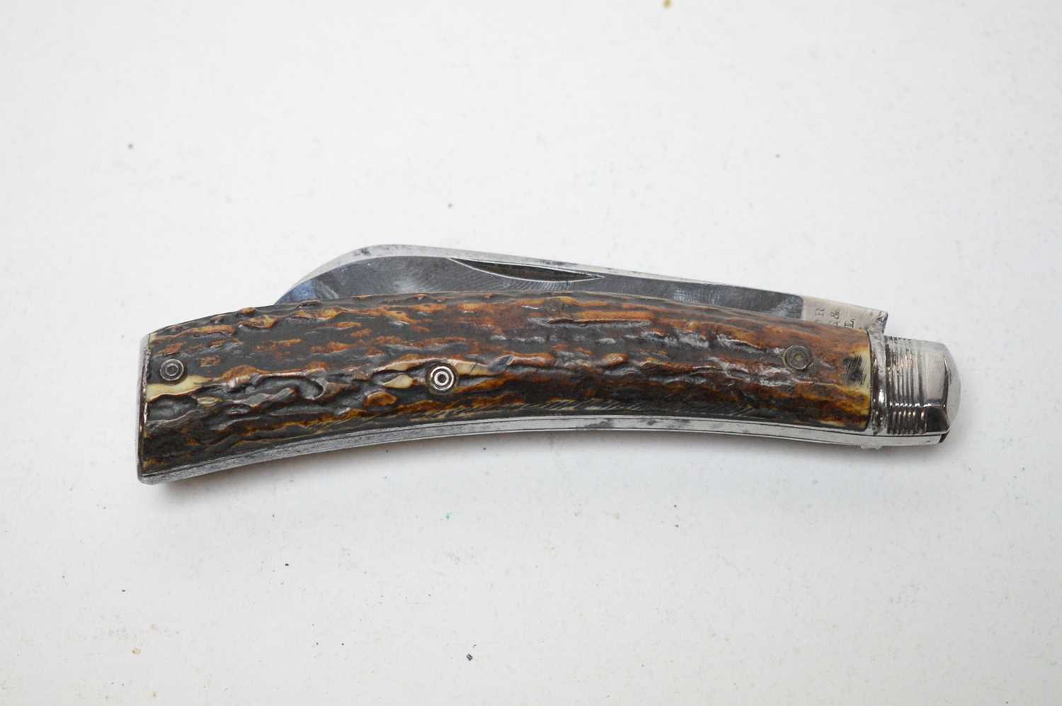 Lot 234 - An early 20th Century folding pruning knife,