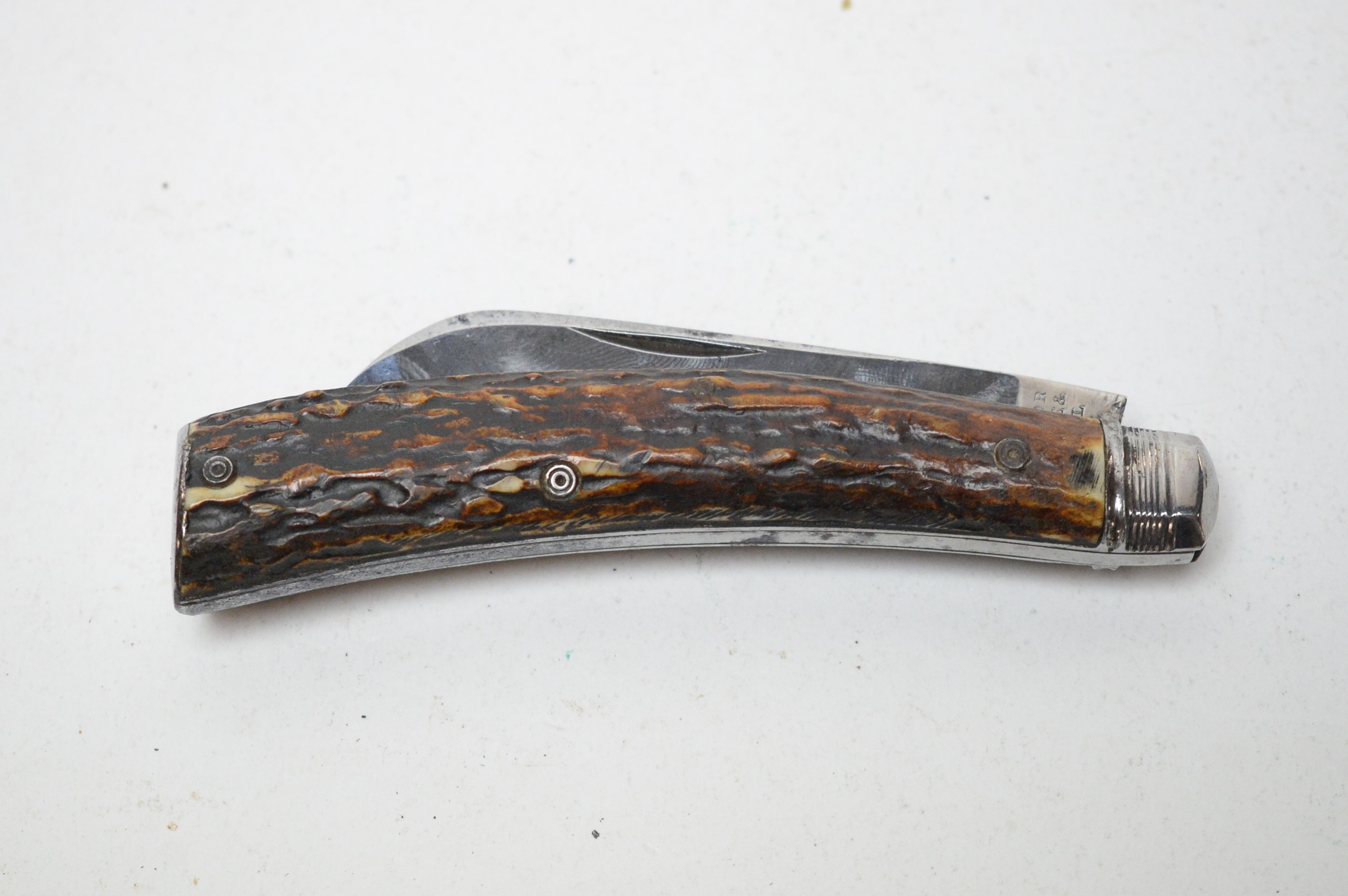 Lot 234 - An early 20th Century folding pruning knife,