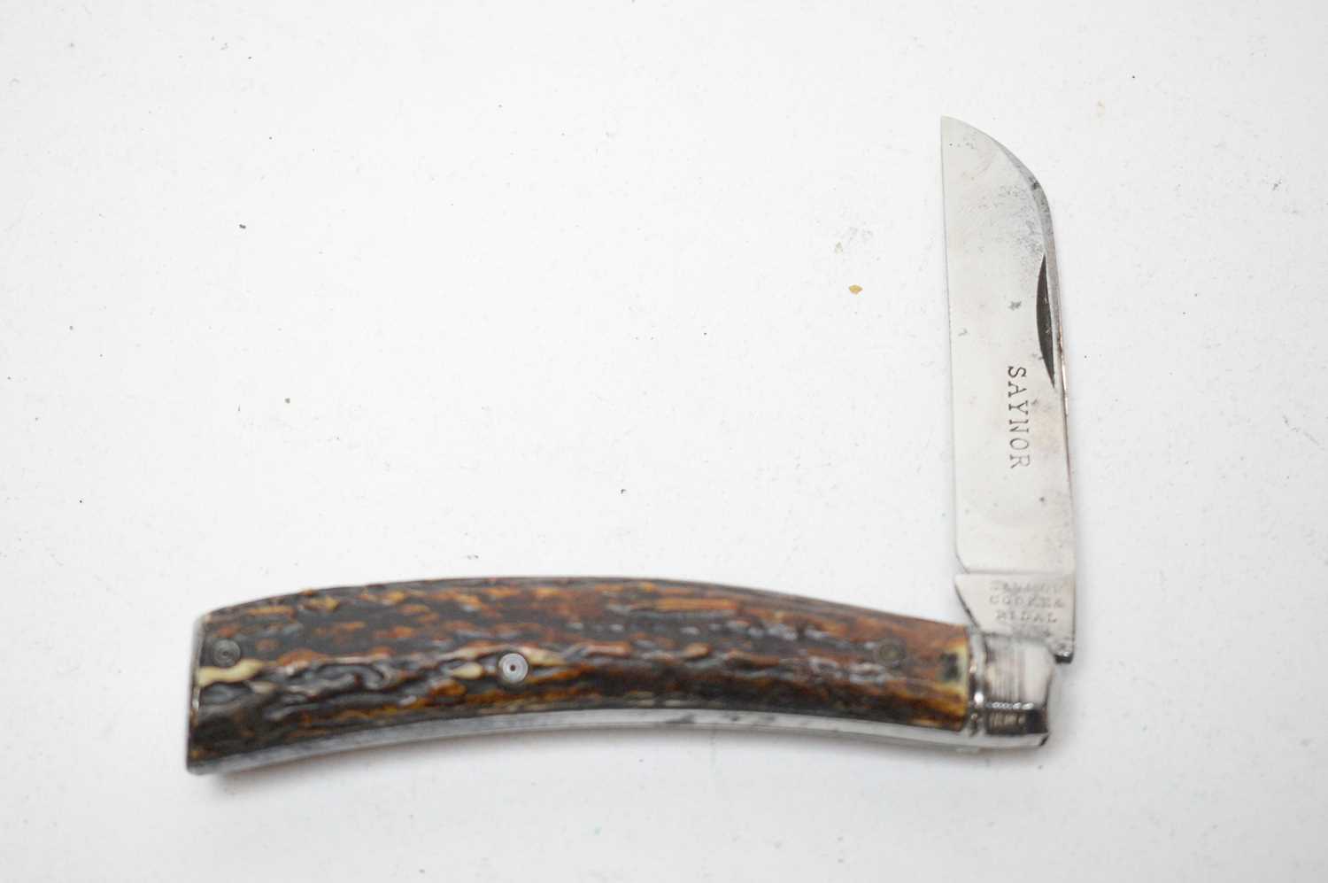 Lot 234 - An early 20th Century folding pruning knife,