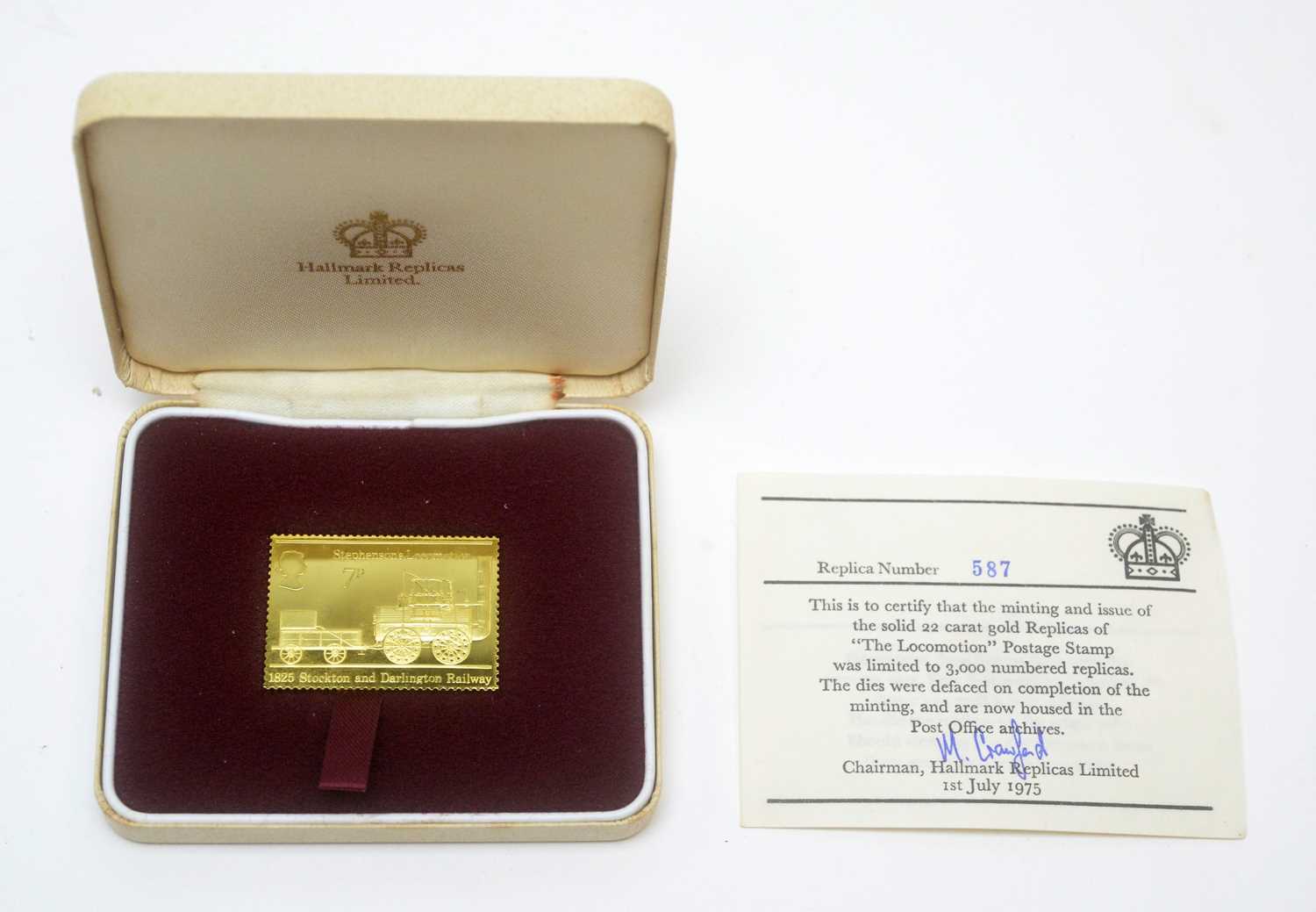 Lot 966 - Hallmarks Replica Limited Passenger Railway