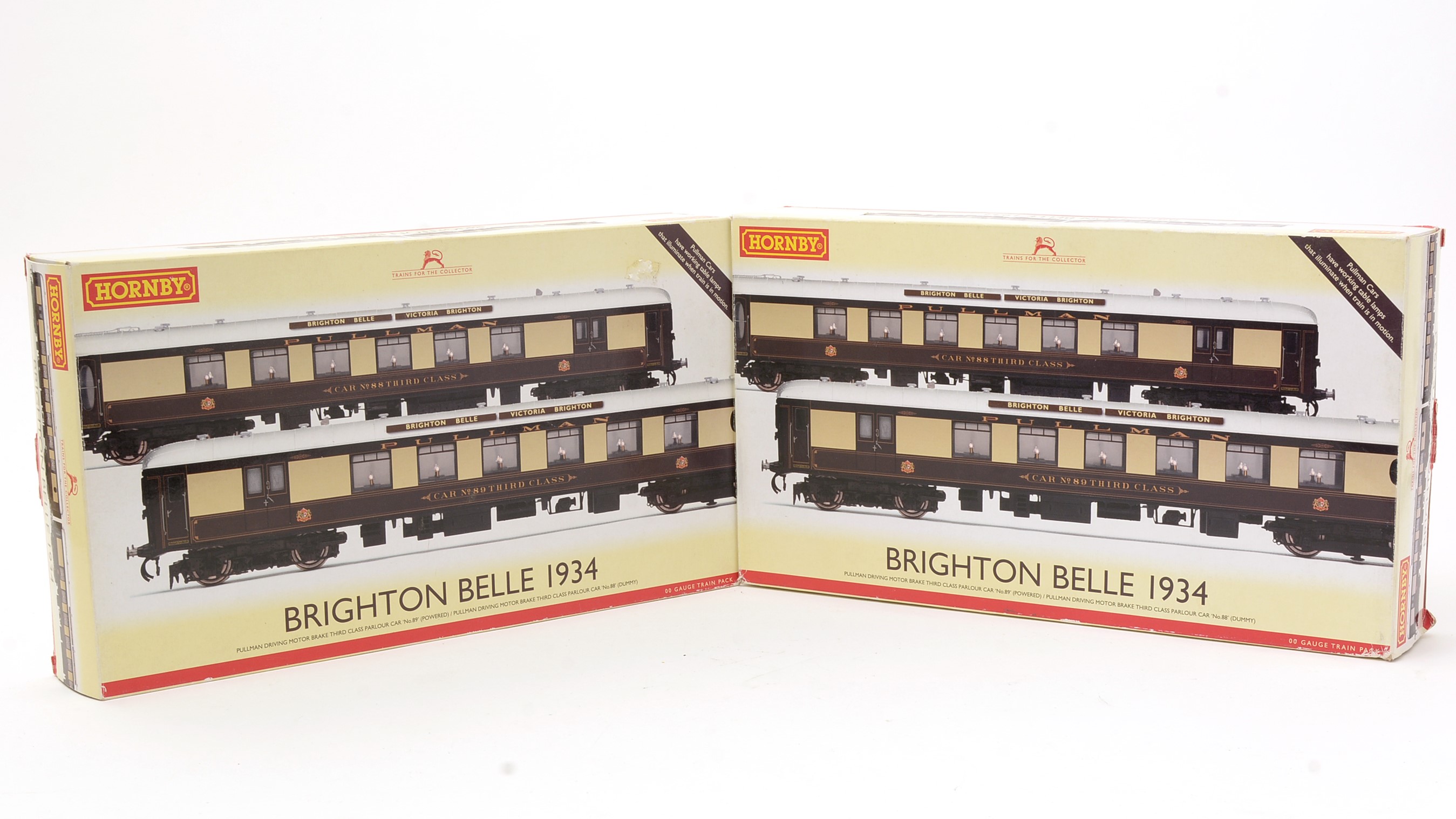 Lot 91 - Two Hornby Brighton Belle 1934 car sets,