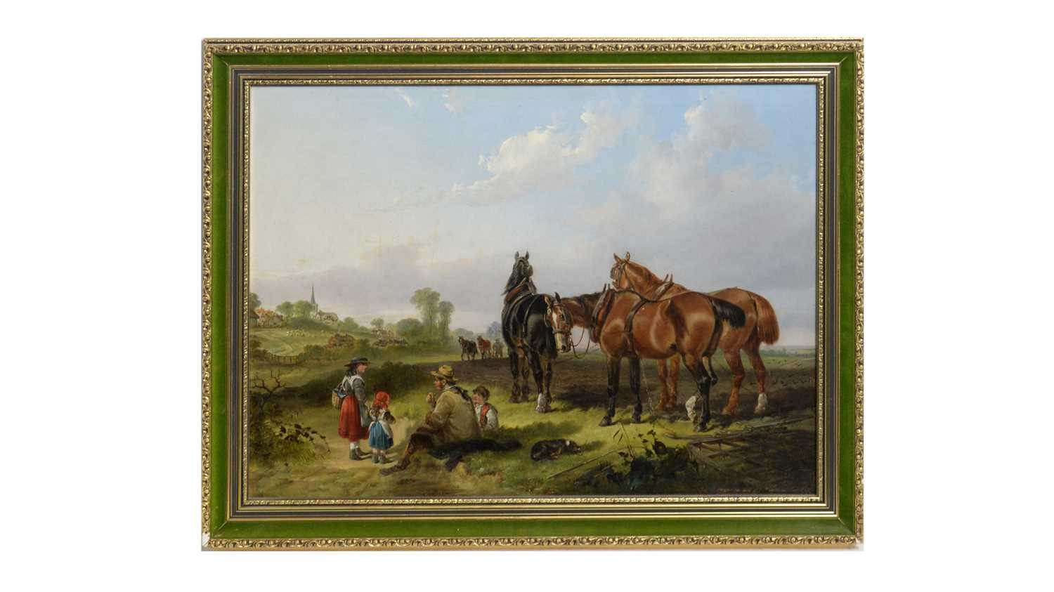 Lot 637 - William Joseph Shayer - Bringing Father a