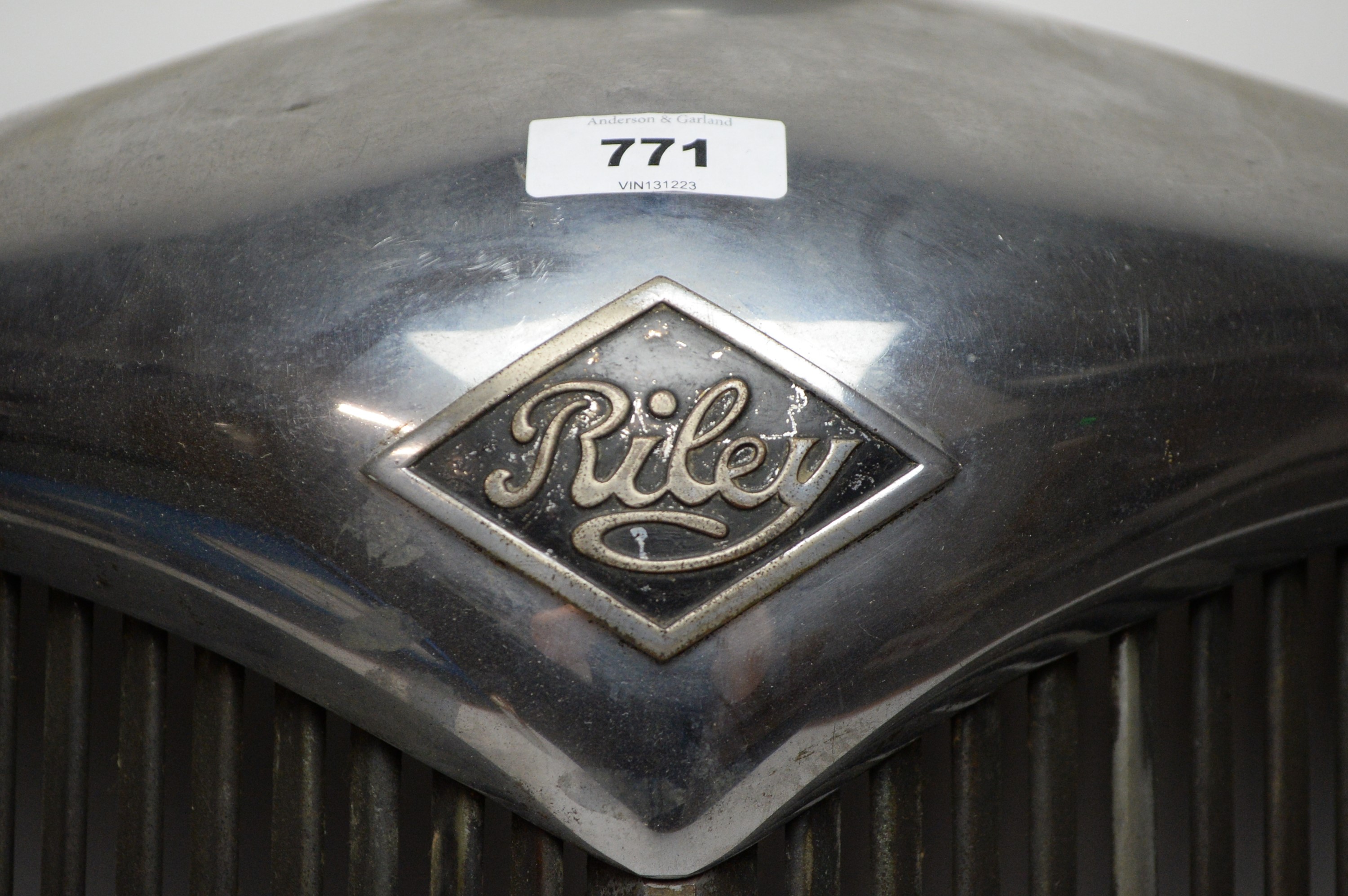 Lot 771 - Riley radiator grill