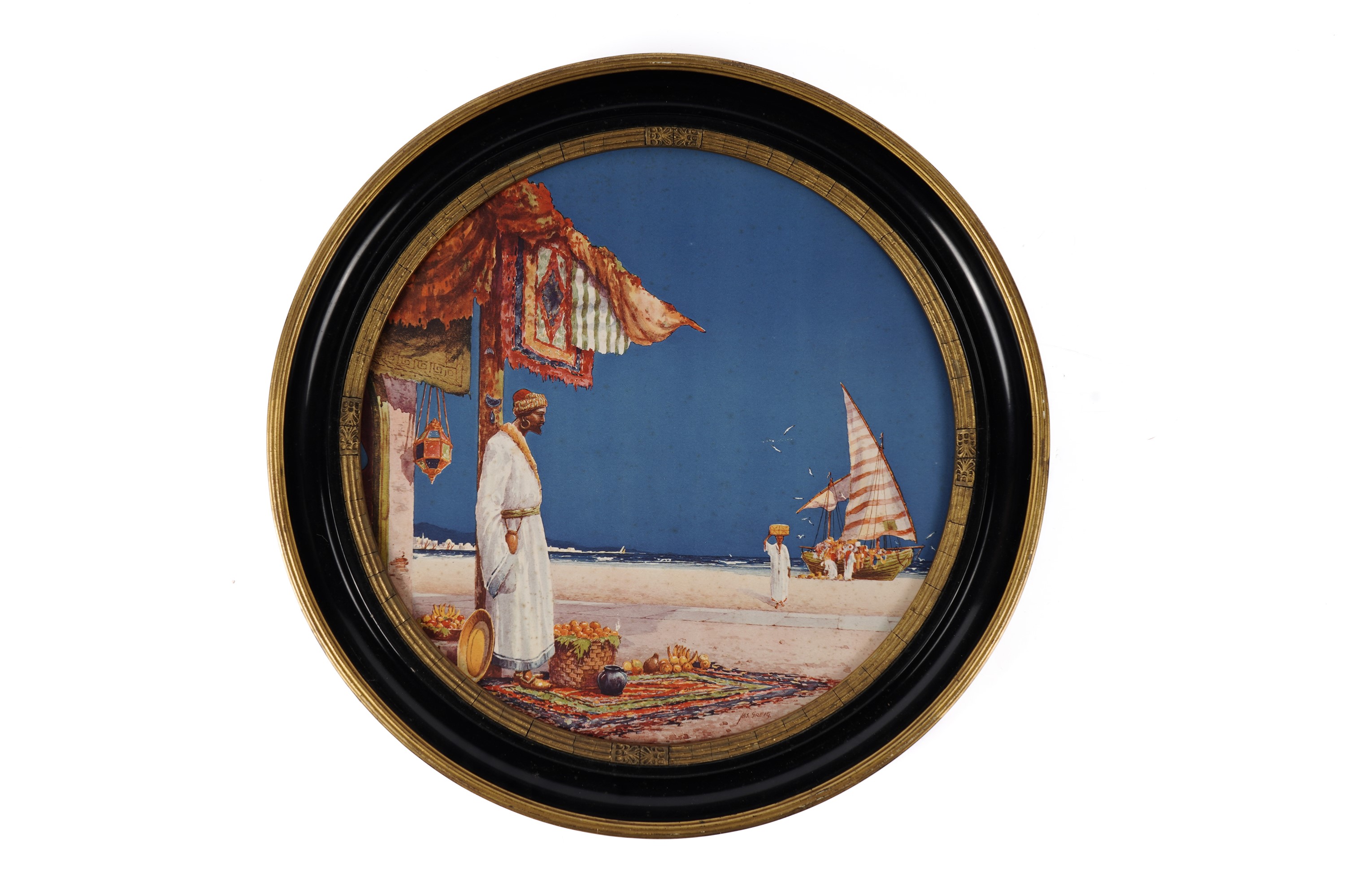 Lot 236 - After James Greig - A Moorish Fruit Seller