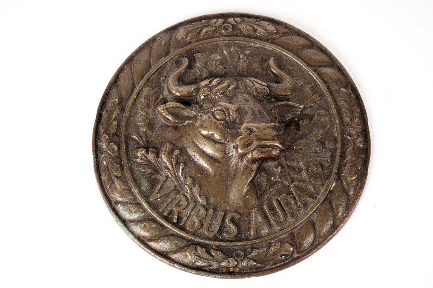 Lot 79 - A circular brass tampion from the HMS