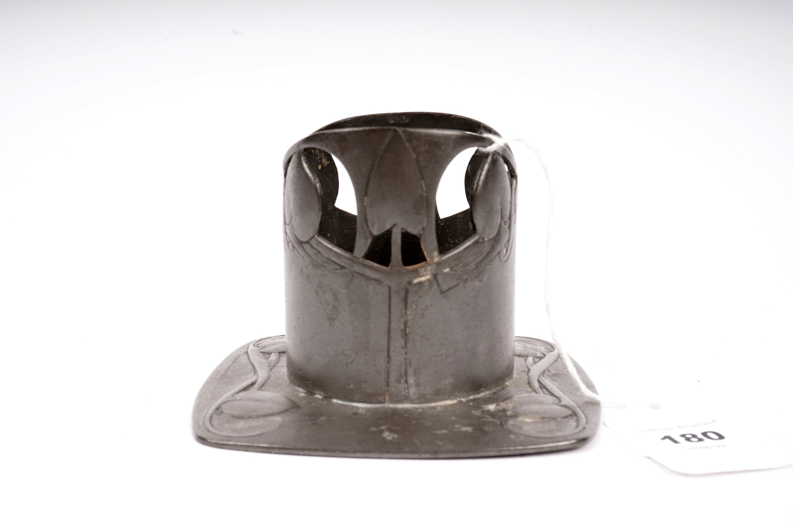 Lot 180 - A Tudric Pewter vase