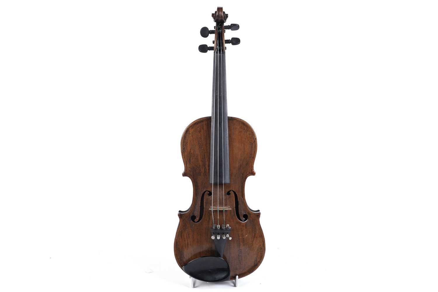 Lot 357 - Violin, bow, and case