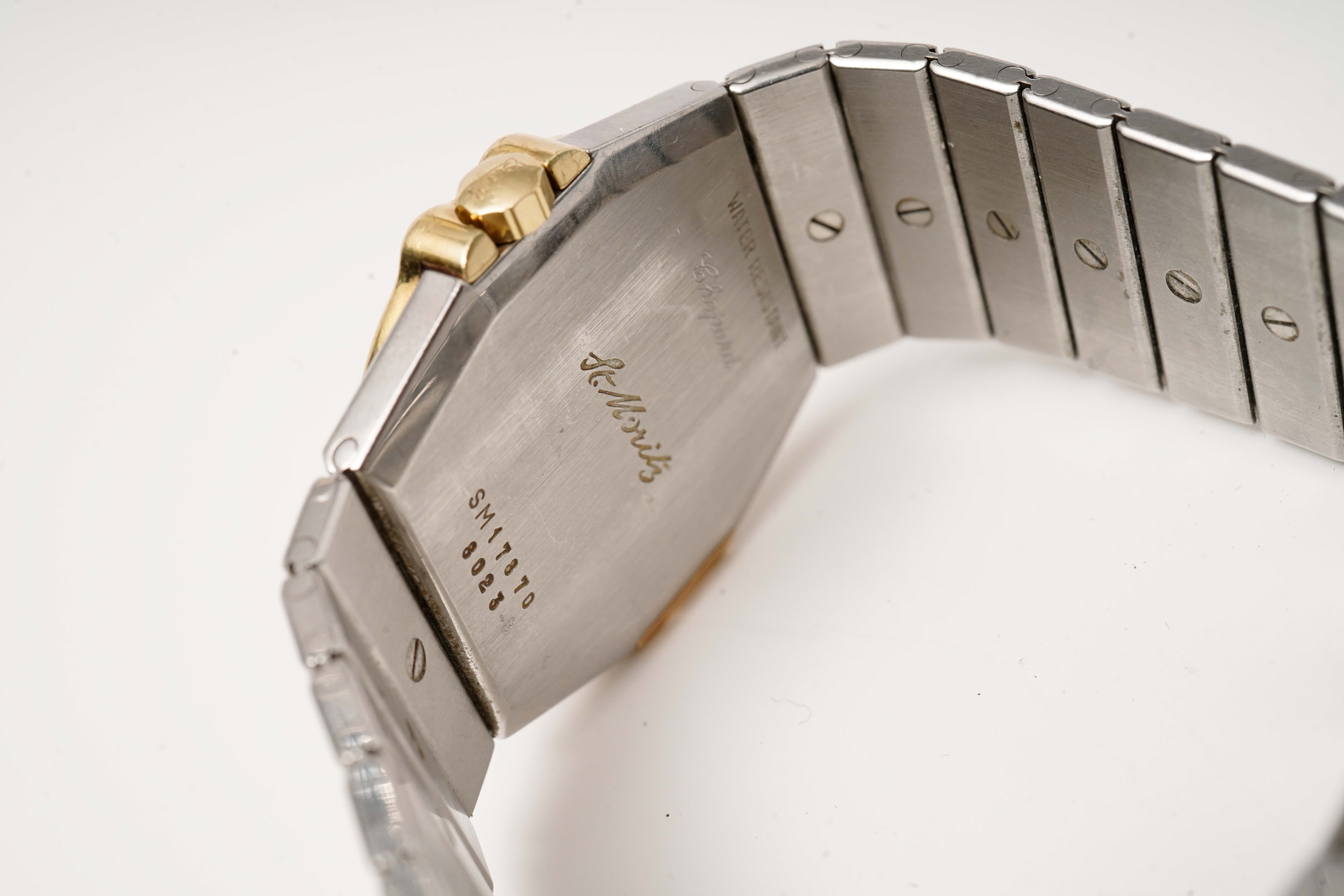 Lot 1059 - Chopard, Geneve, St. Moritz: a steel and