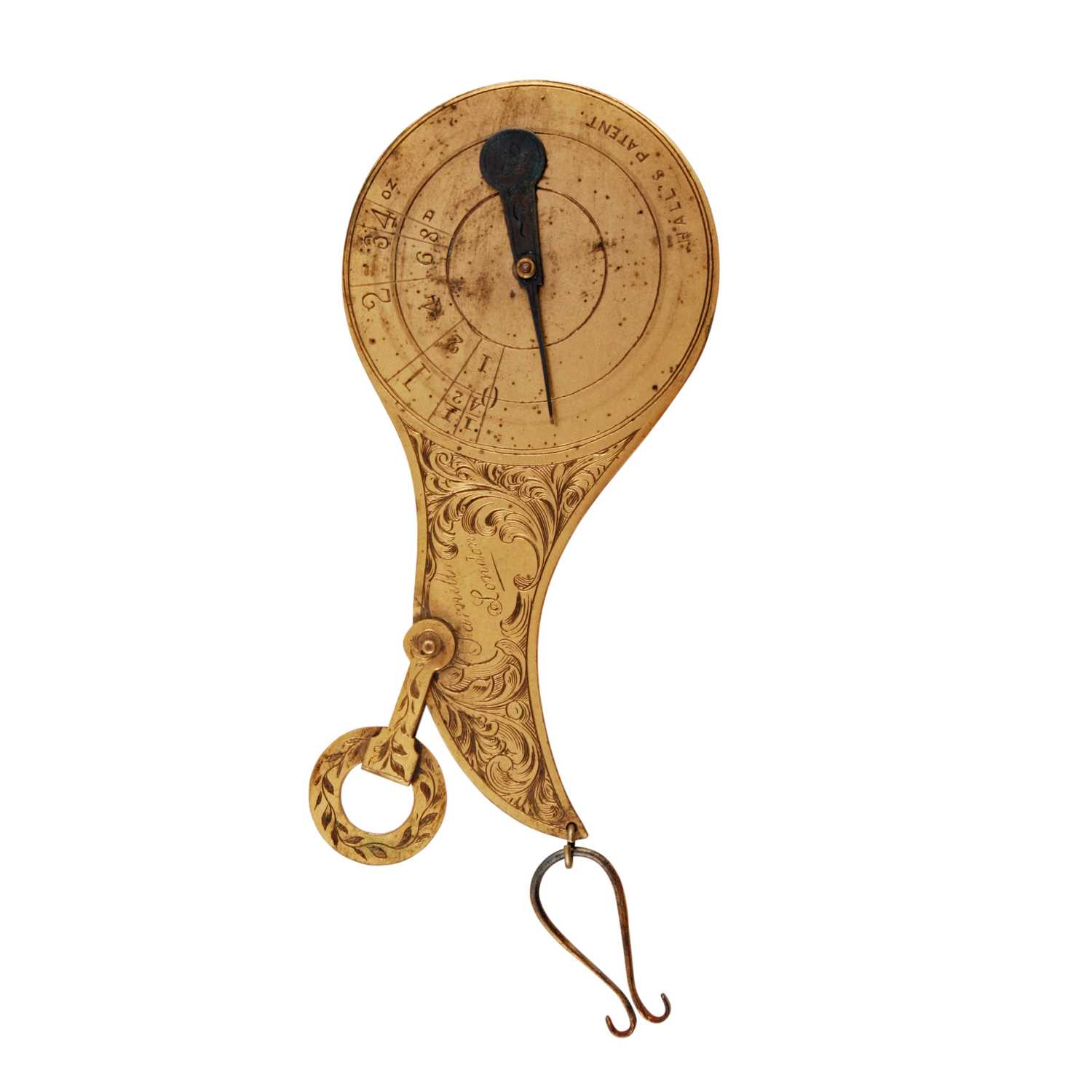 Lot 202 - A set of Victorian 'tear drop' Hall's Patent