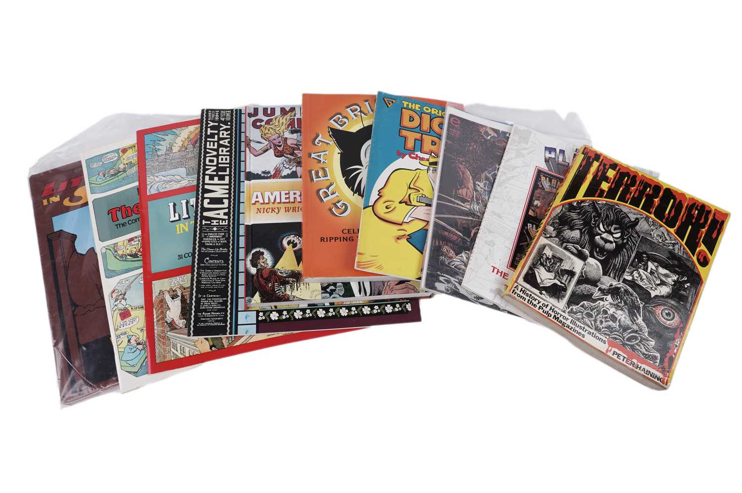 Lot 77 - Graphic comics albums and books on the
