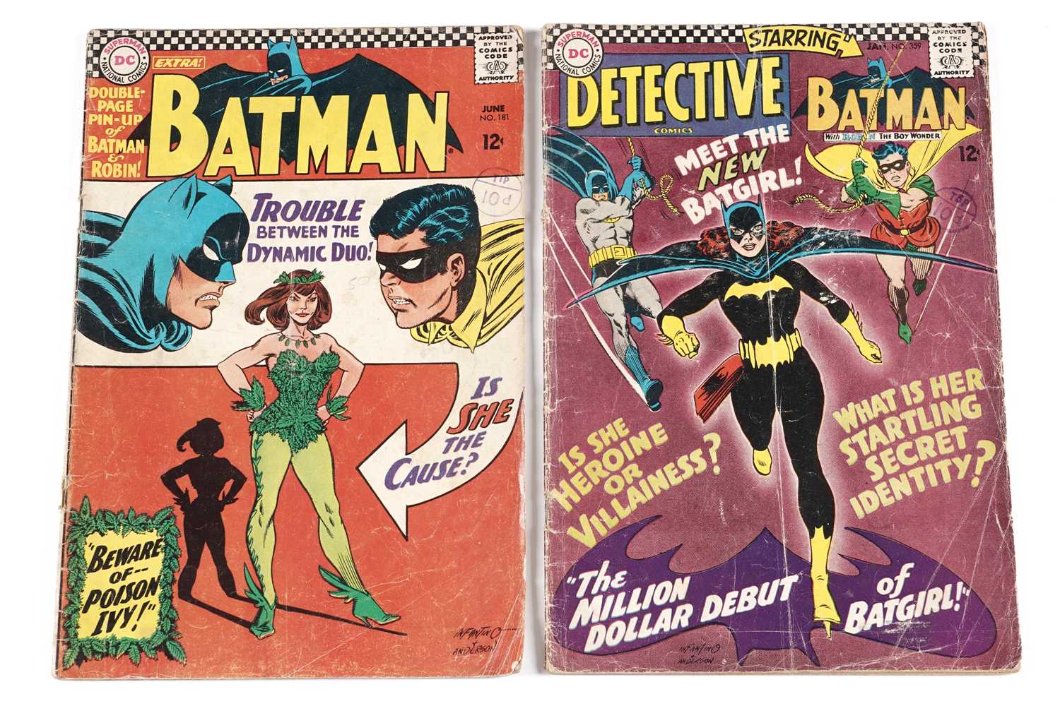 Lot 5 - Batman key issues by DC Comics