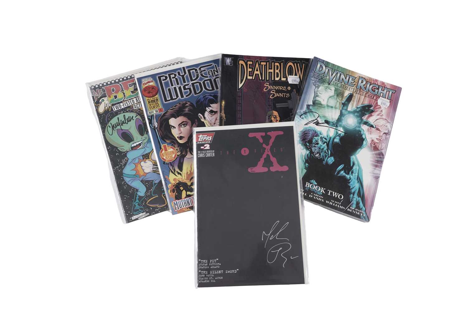 Lot 96 - Limited edition signed comics by independent