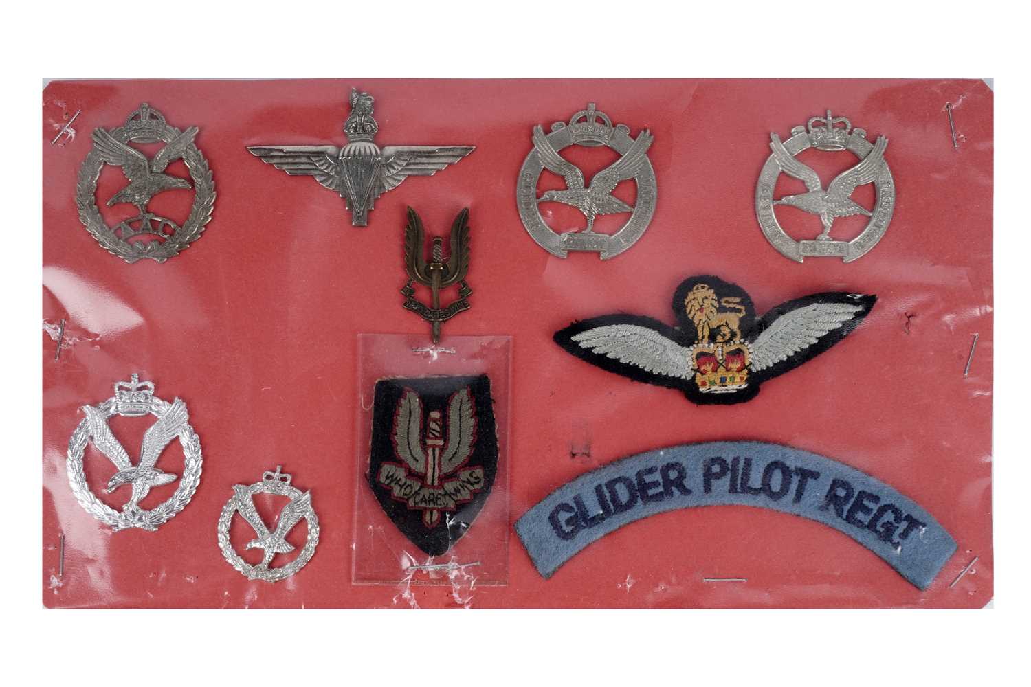 Lot 11 - A selection of cap, collar and other badges