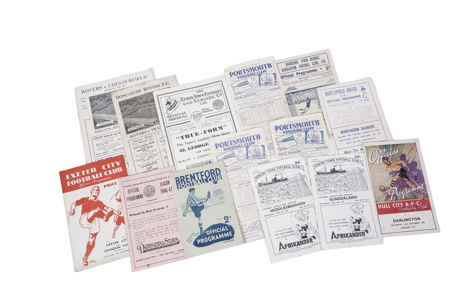 Lot 456 - Collection of English football programmes
