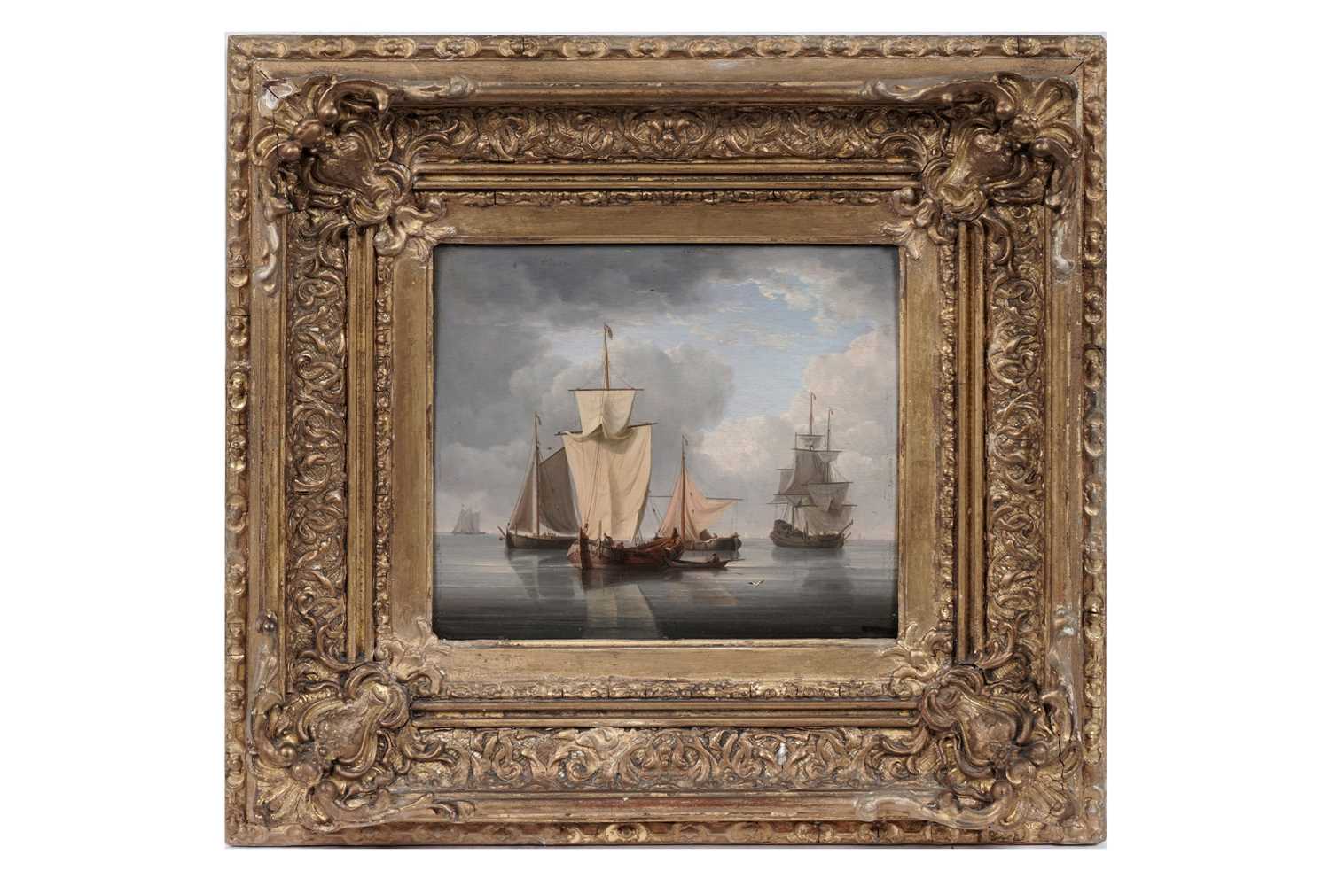 Lot 741 - Circle of Jan Van Os - Marine Scene with