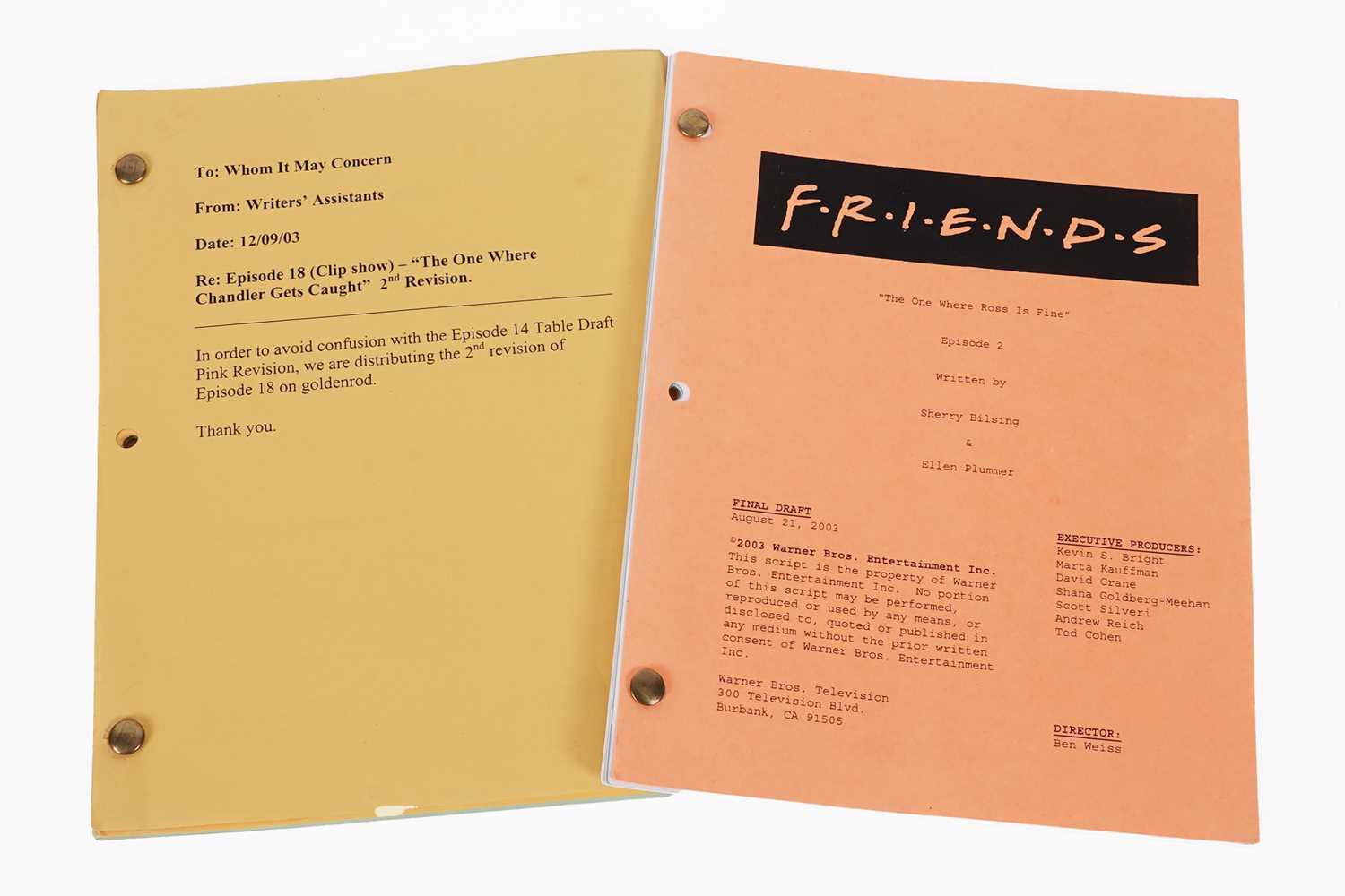 Lot 443 - Friends: American TV sitcom original