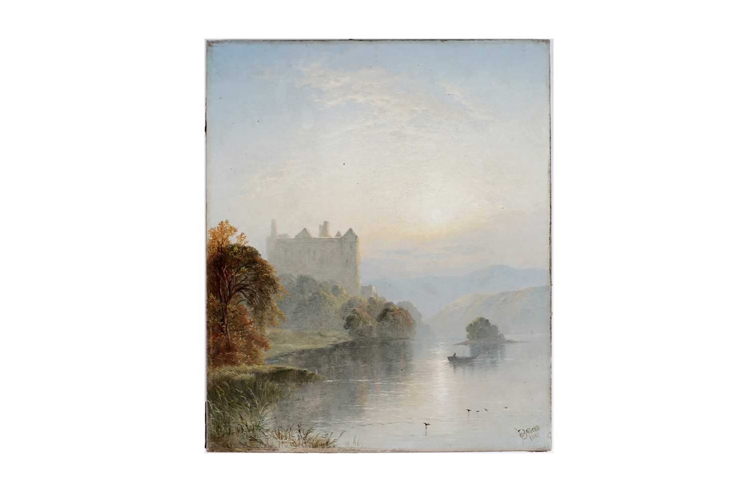 Lot 711 - George Blackie Sticks - Linlithgow | oil