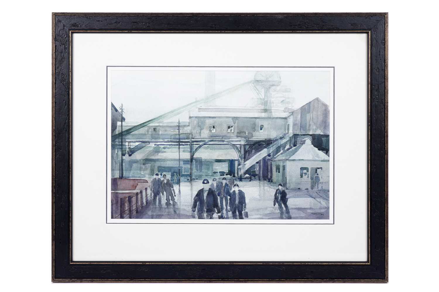 Lot 585 - Tom Dack - End of shift at the mine