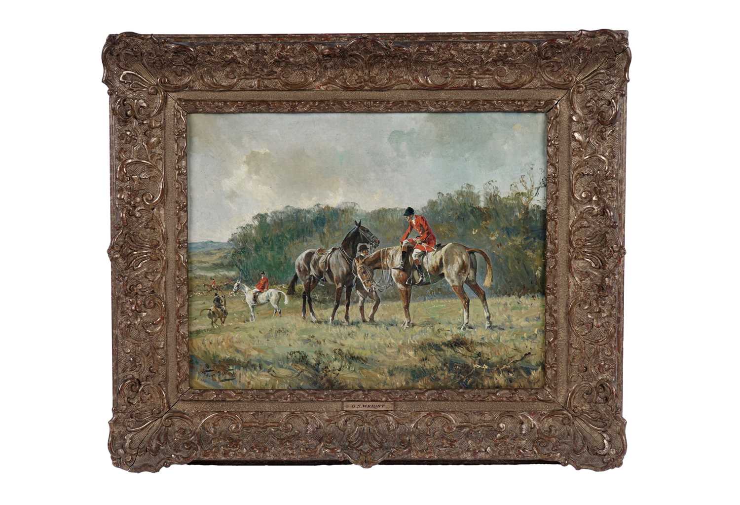 Lot 253 - Gilbert Scott Wright - The Hunt