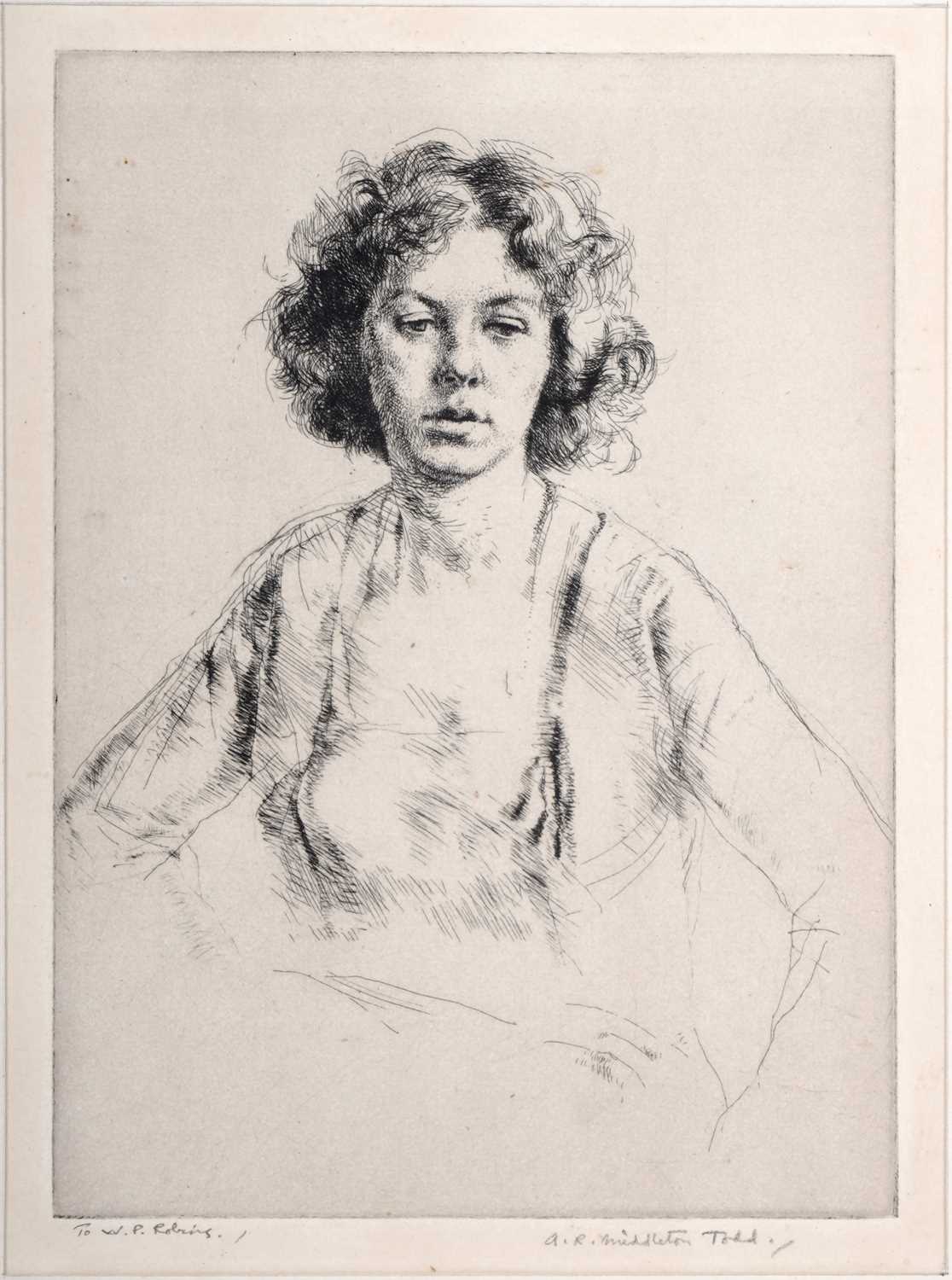 Lot 206 - Arthur Ralph Middleton Todd - Portrait of a