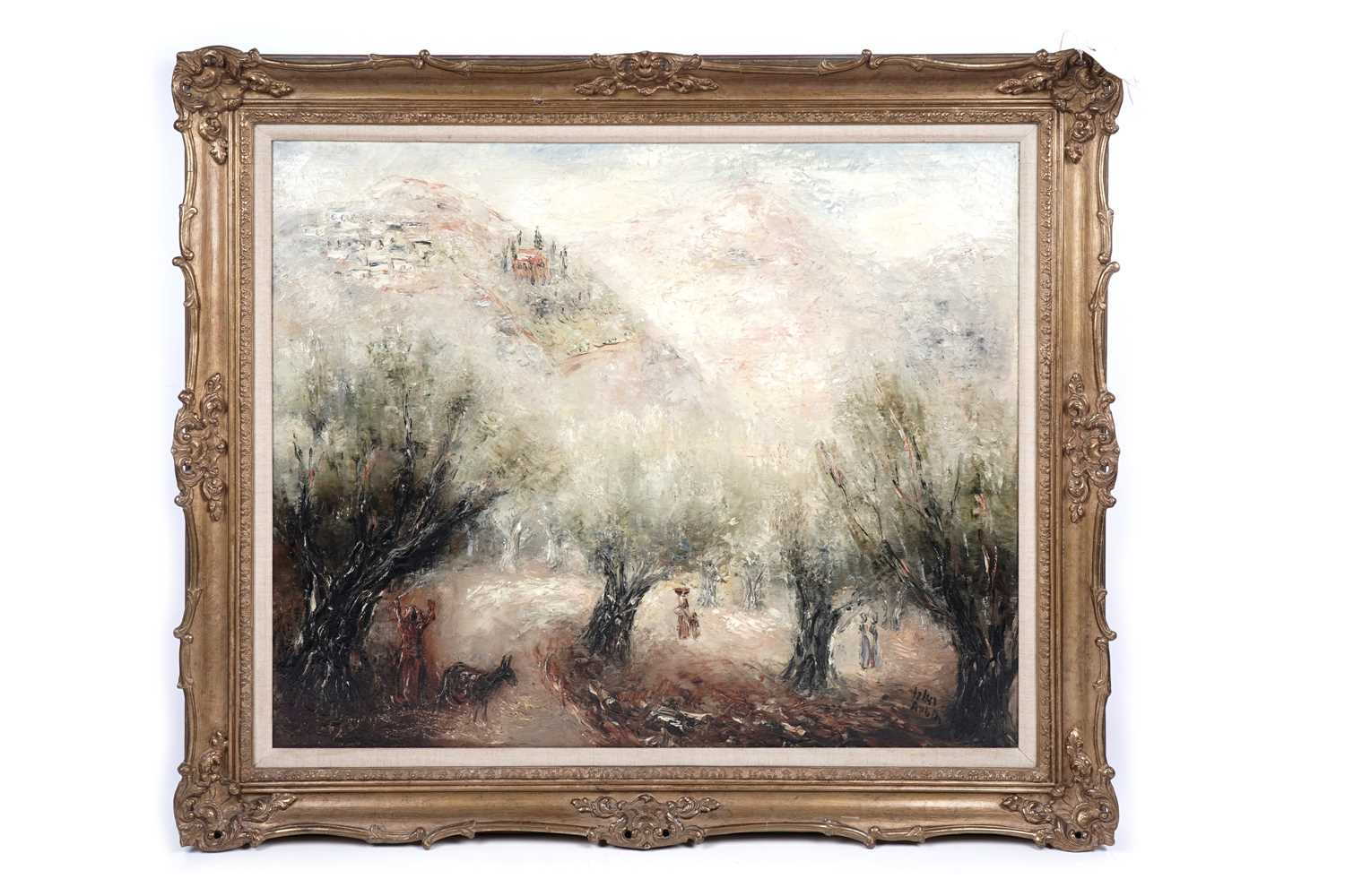 Reuven Rubin - View of Galilee | oil