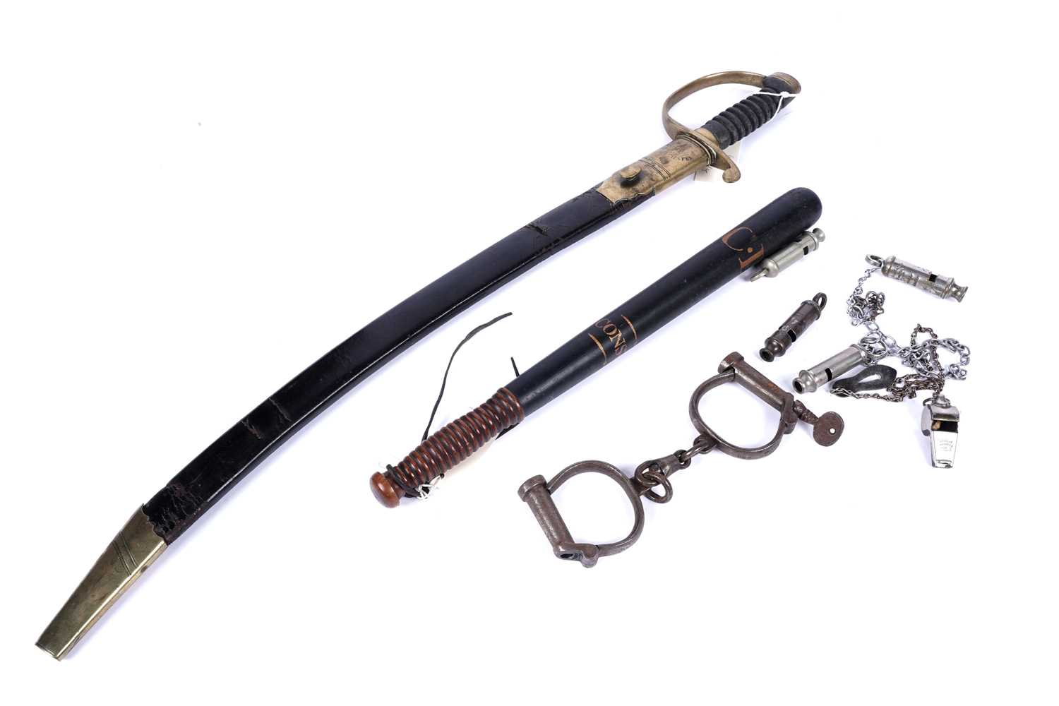 Lot 541 - A British Victorian Military Police hanger