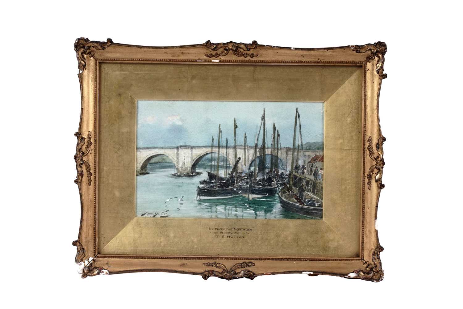 Lot 681 - Thomas Swift Hutton - In from the North Sea,