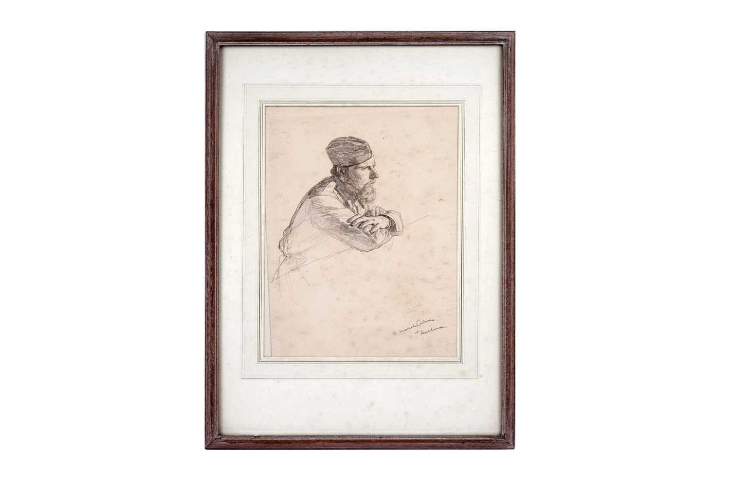 Lot 619 - Malcolm Osborne - Portrait Study | pencil