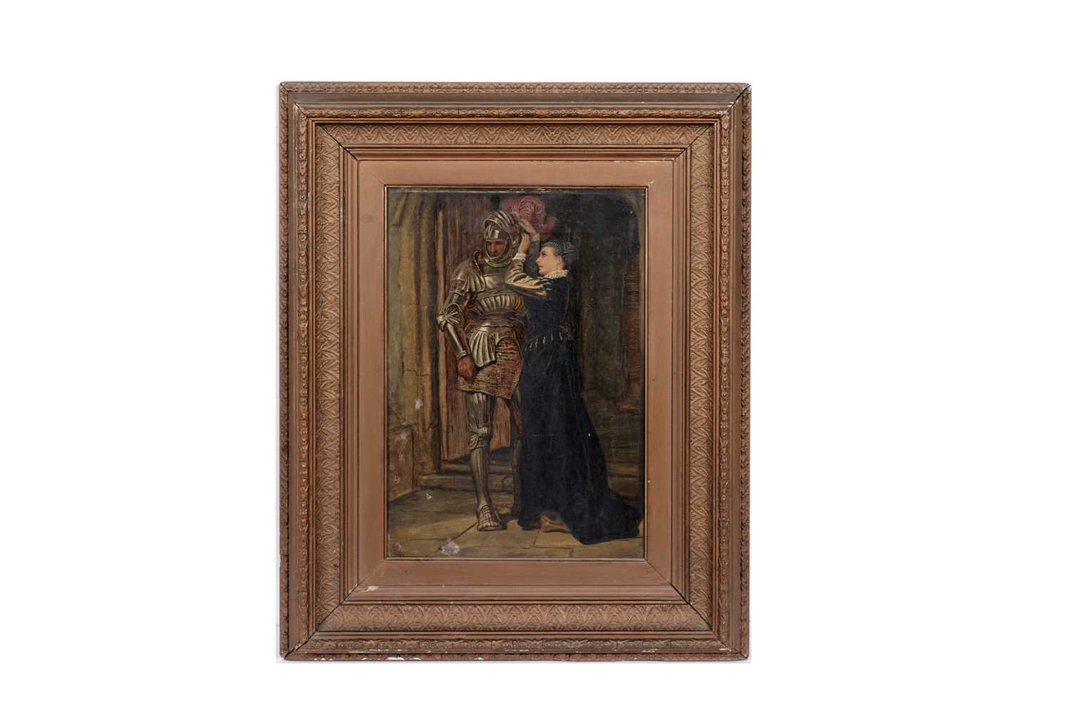 Lot 215 - Pre-Raphaelite School - Knight in armour