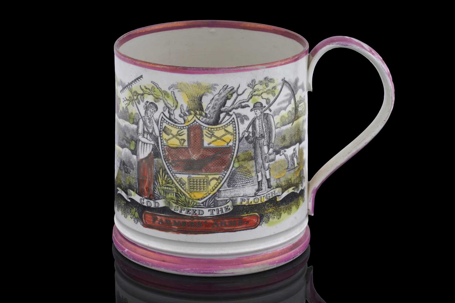 Lot 440 - A Sunderland porter mug