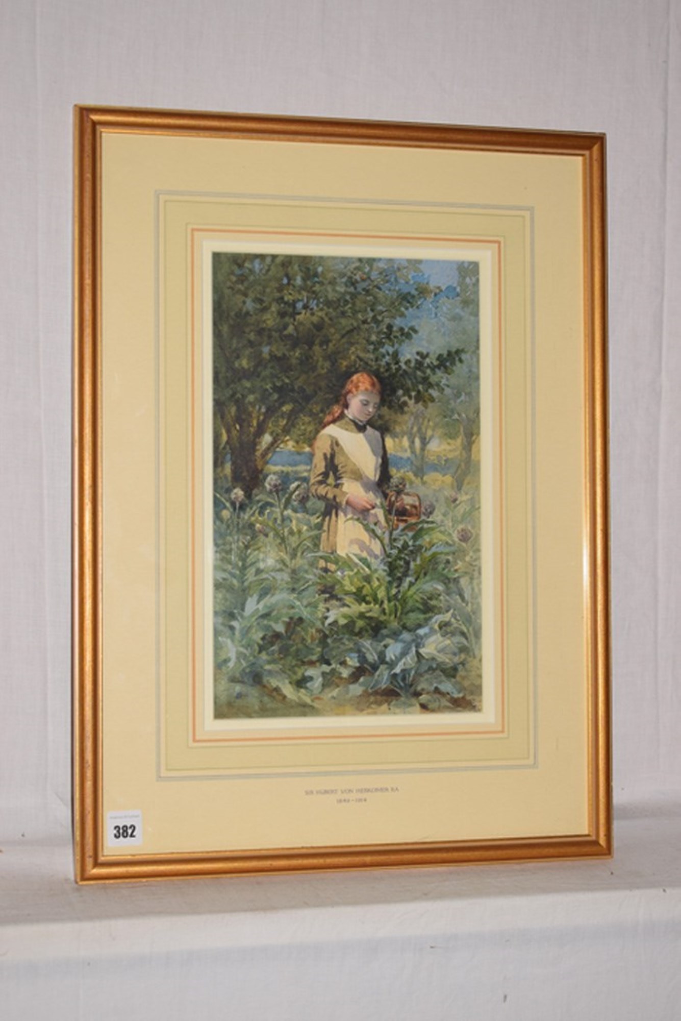 Lot 382 - Sir Hubert Von Herkomer, RA - A portrait of