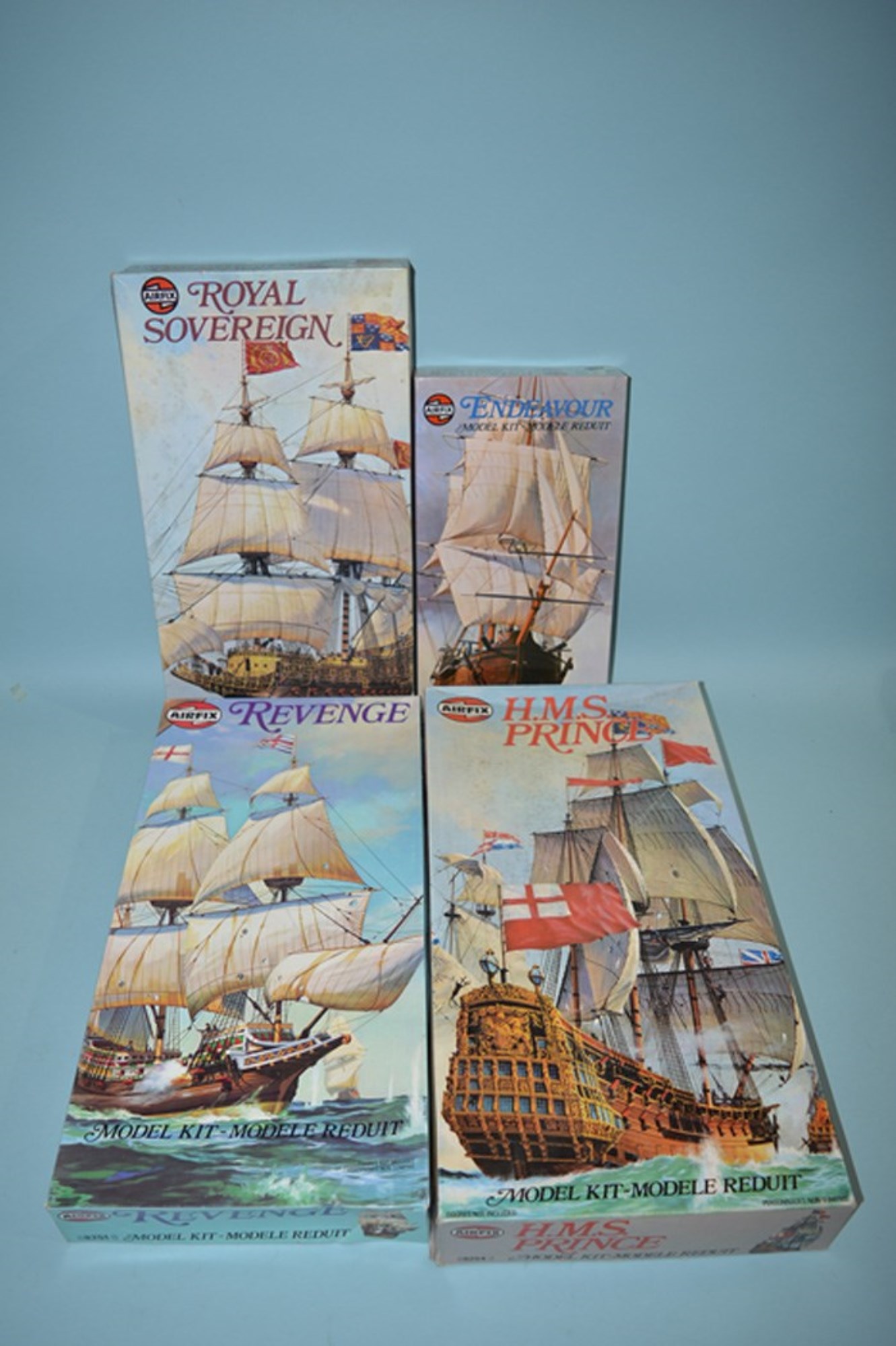 Lot 405 - Airfix model constructor kits: Endeavour,