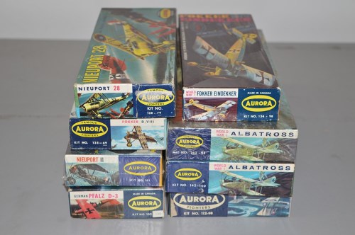 Lot 510 - Aurora model constructor kits: no. 109, 108,