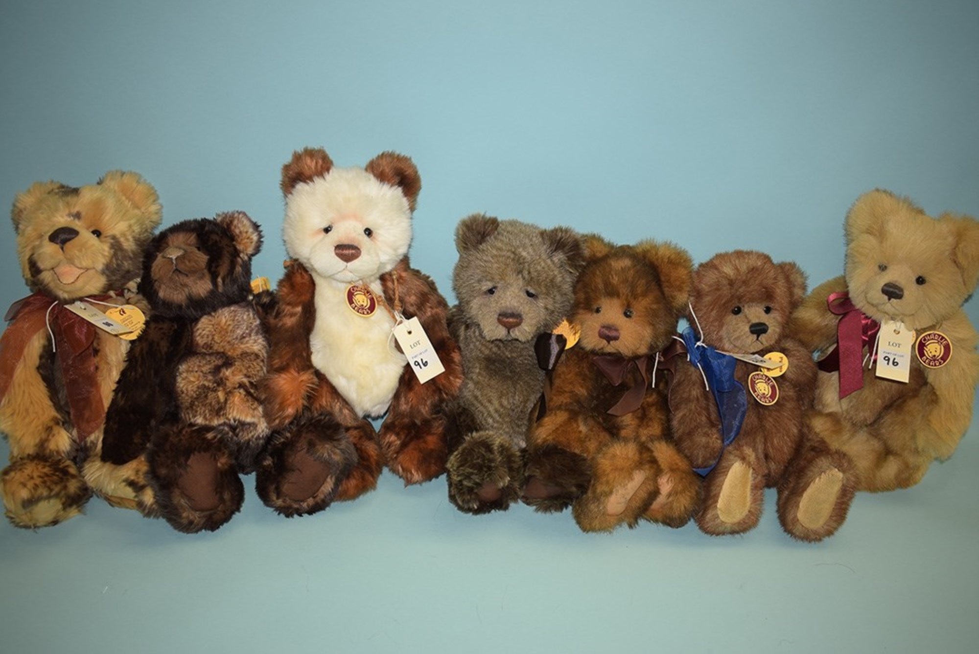 Lot 96 Charlie Bears Tiff Toff Bruce Robin